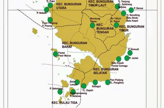 Peta Wisata Pulau Subi – Kabupaten Natuna